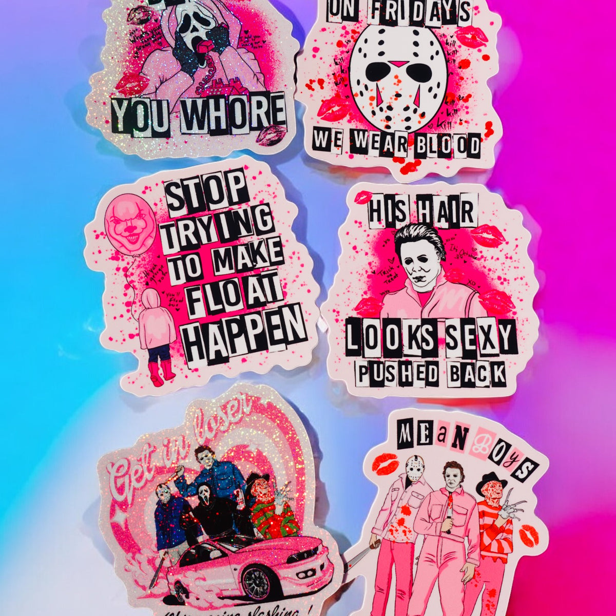 Mean Girls Horror Sticker Pack – UntamedEgo LLC.