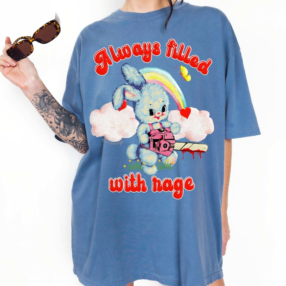 Always Filled With Rage Bunny Tee – UntamedEgo LLC.